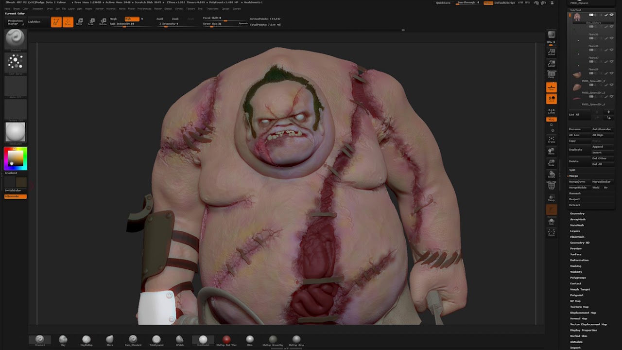 Dota 2: Pudge Timelapse - YouTube
