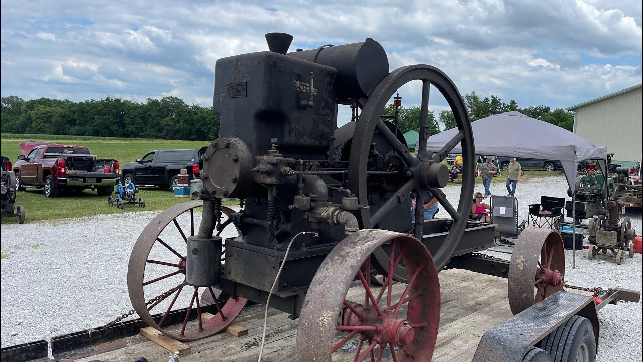 Huffs Old Engine Crank Up 2024 - YouTube