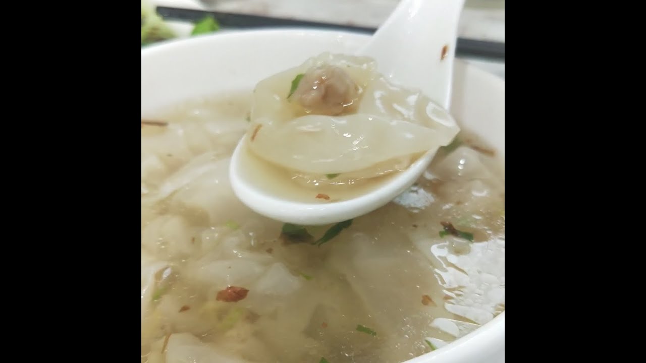 福州一绝！可可爱爱小扁肉#Chinese food# Fujian snack#Fujianese Wonton Soup福建扁肉(bian ...