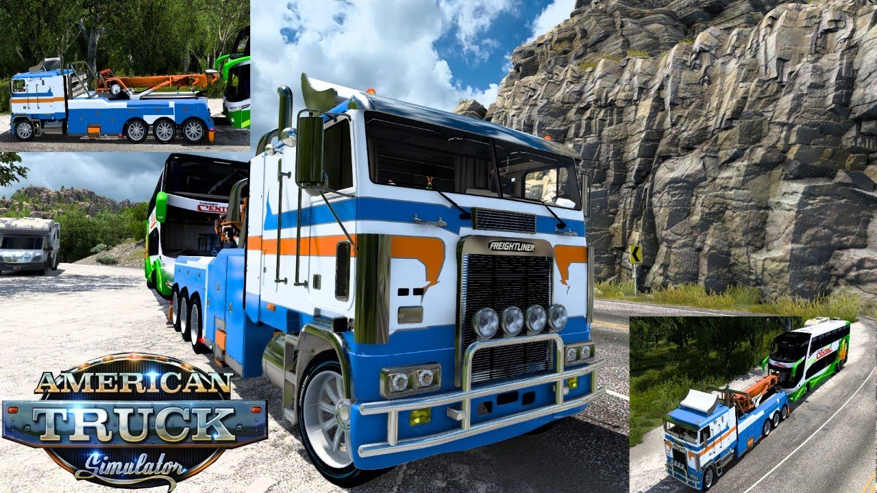 Freightliner flb custom 1.44 ATS C2C+Reforma Map - YouTube