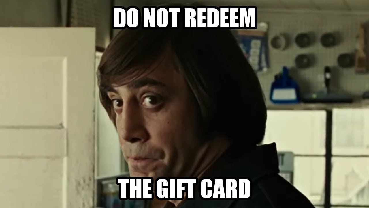 No Gift Cards for Old Men - YouTube