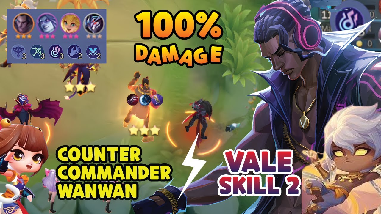 COUNTER COMMANDER WANWAN, EASY WIN, TUTORIAL VALE SKILL 2 || Magic ...