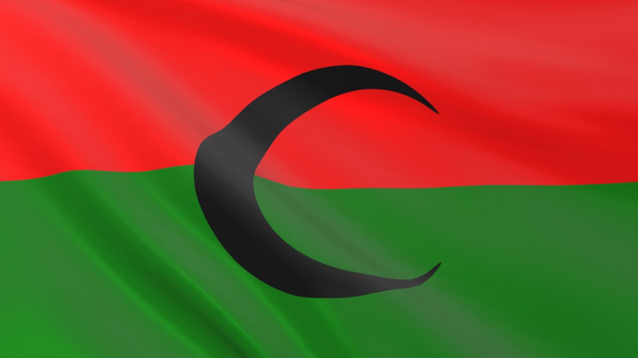 Flag of the Emirate of Dhala waving in the wind - Flag animation ...