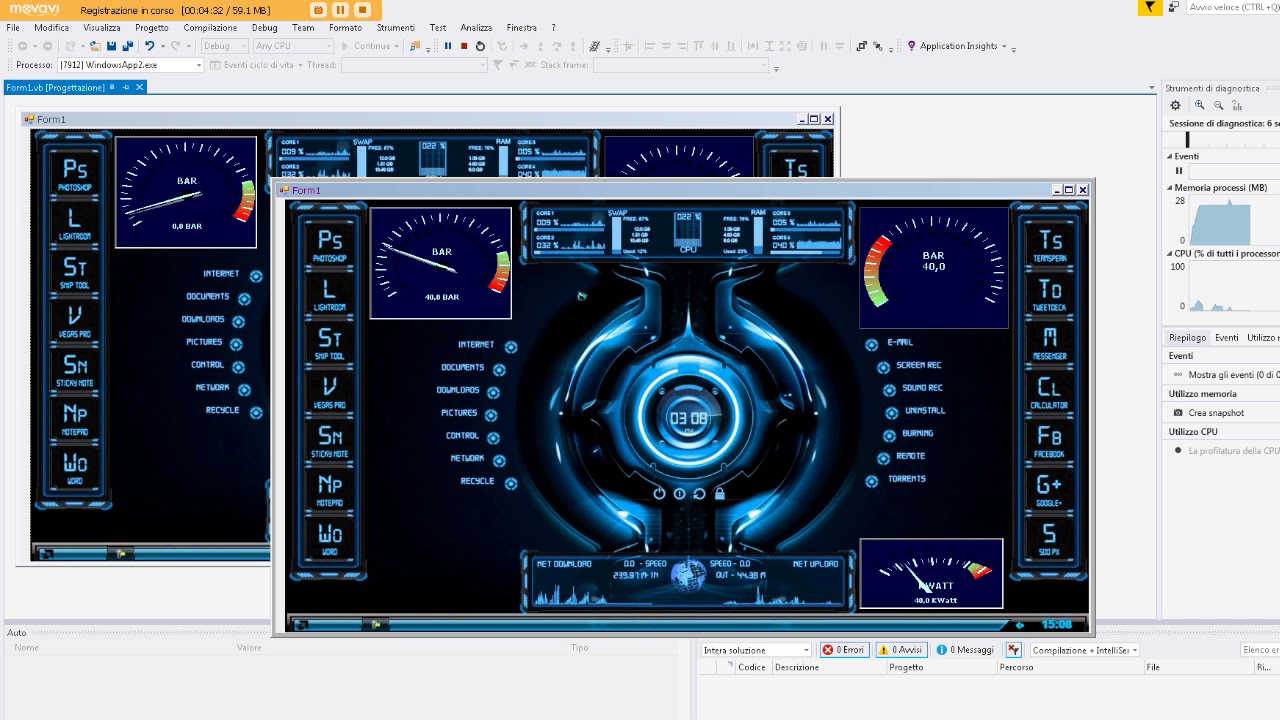 Spaceship Control Panel (Gauge Samples) - YouTube
