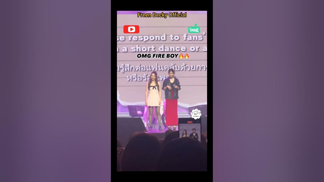 Freen and Becky Fire Boy Dance Conversation was too cute & Their moves 🥵🔥Freen Becky Official ...