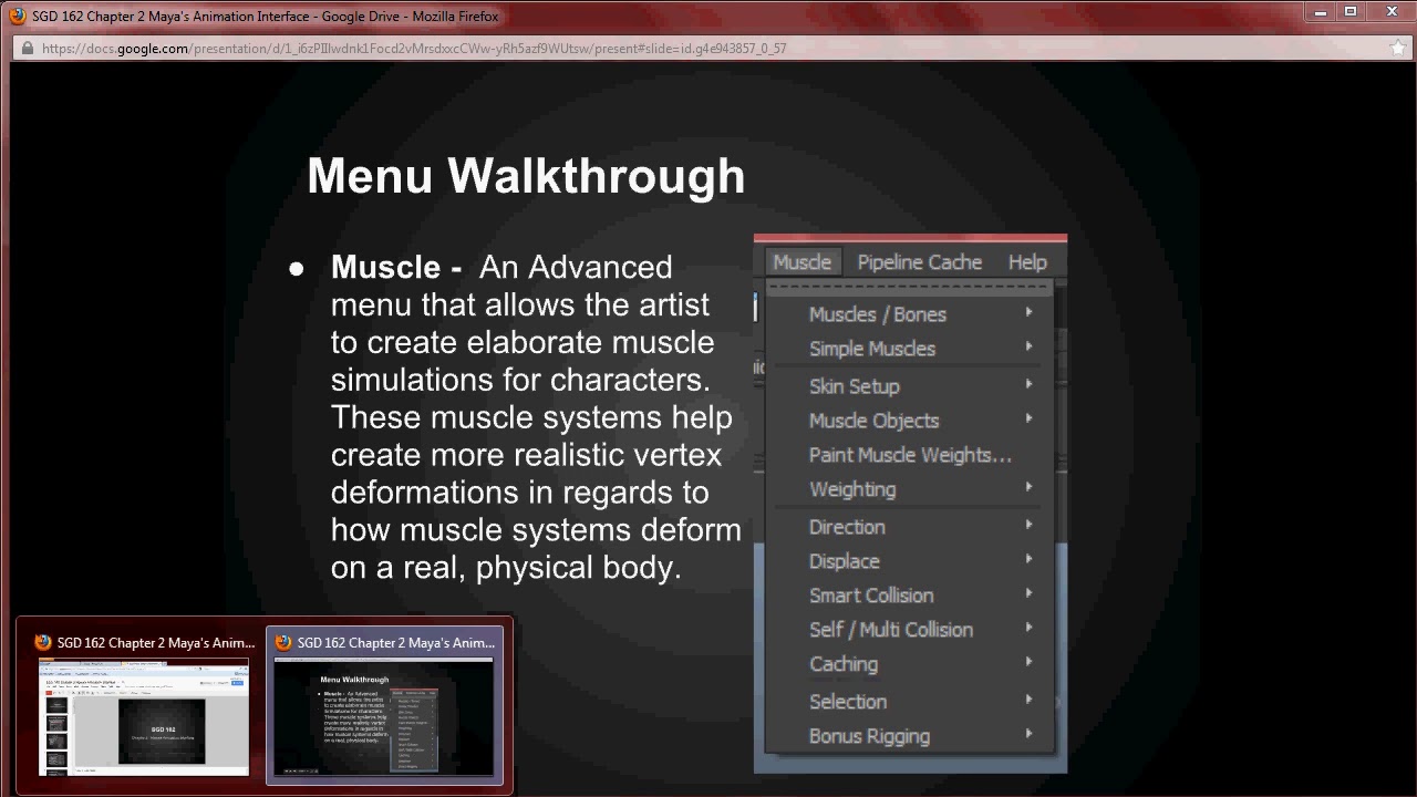 SGD 162 Chapter 2 Maya Animation Interface - YouTube