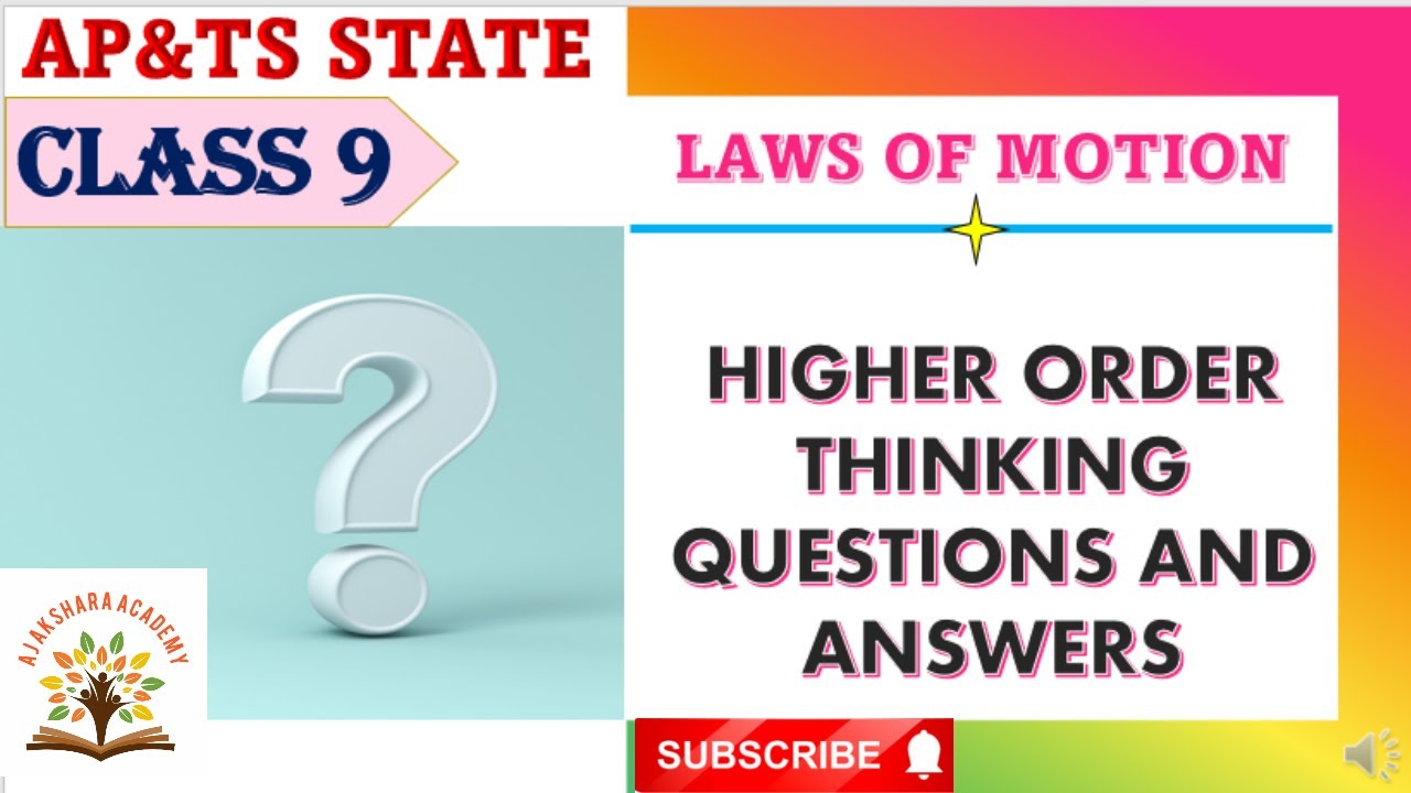 laws of motion class 9th ap and ts hots - YouTube