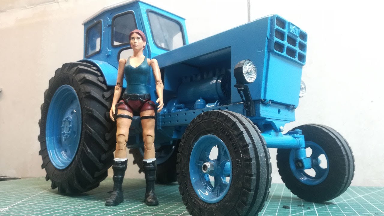 Трактор ЛТЗ Т 40 напечатанный на 3д принтере LTZ T40 tractor 3D print ...