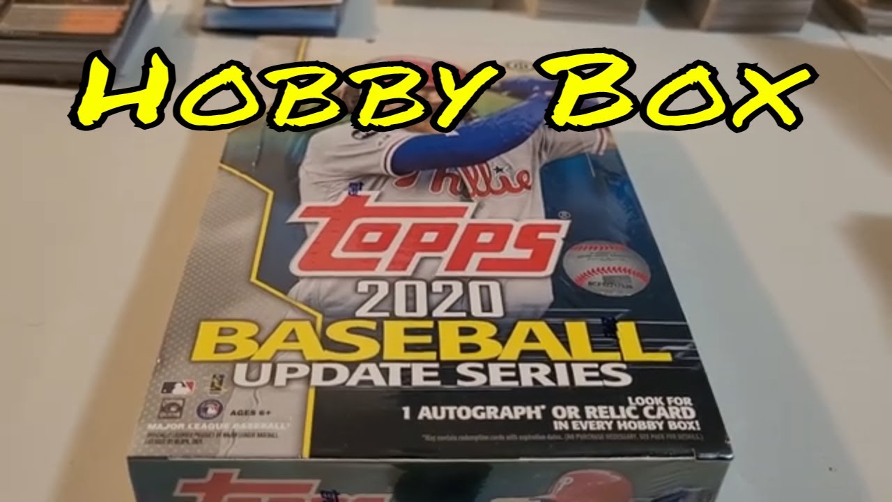 2020 Topps Update Hobby Box 1 Auto or Relic Per Box 24 Packs Per Box ...