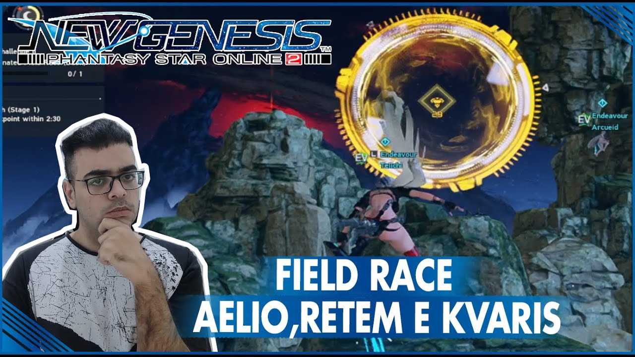 PSO2NGS - Field Race (Dash) Aelio, Retem e Kvaris! - YouTube