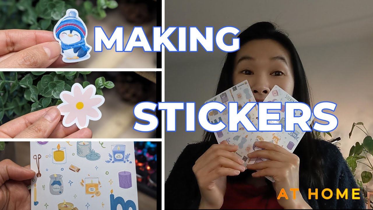 Making Sticker at Home | วันหยุดว่างๆ มาทำสติกเกอร์ กันดีกว่า - YouTube