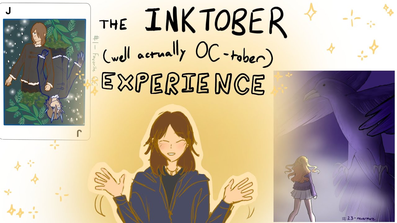 My Inktober/OC-tober Experience (Alsooo I yap a lot) - YouTube