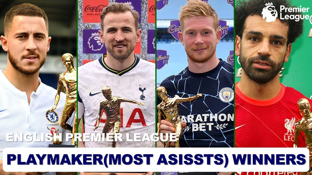 English Premier League(EPL) Playmaker(Most Assists) Winners/Champions [1992-2023] - YouTube