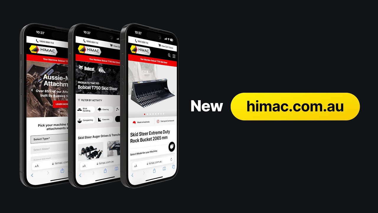 New HIMAC.COM.AU - Himac Attachments - YouTube
