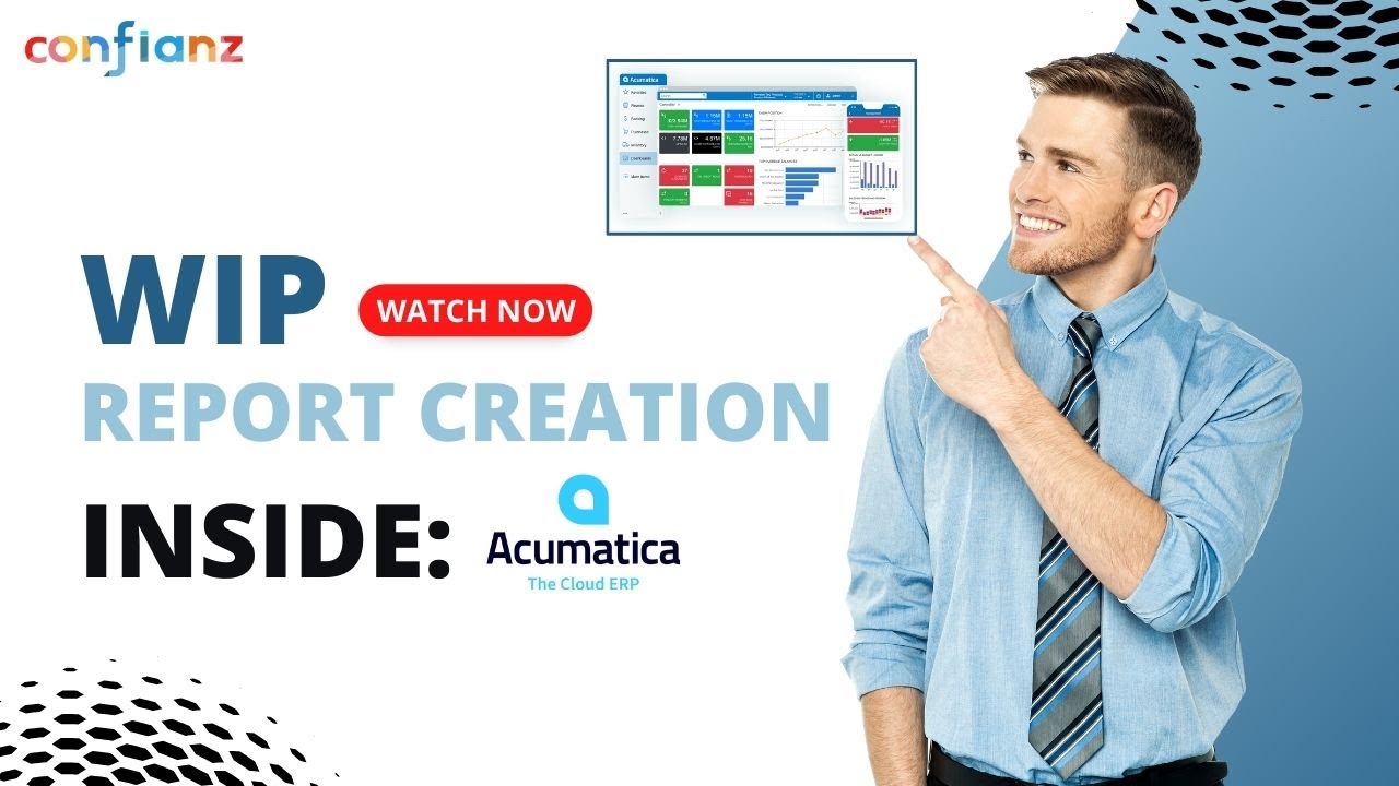 How To Create WIP Reports | Acumatica ERP Construction Demo - YouTube