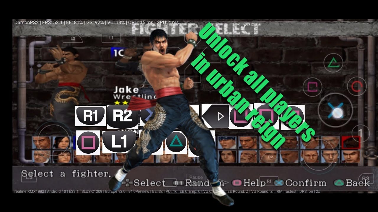 How to unlock all characters player Urban reign - YouTube
