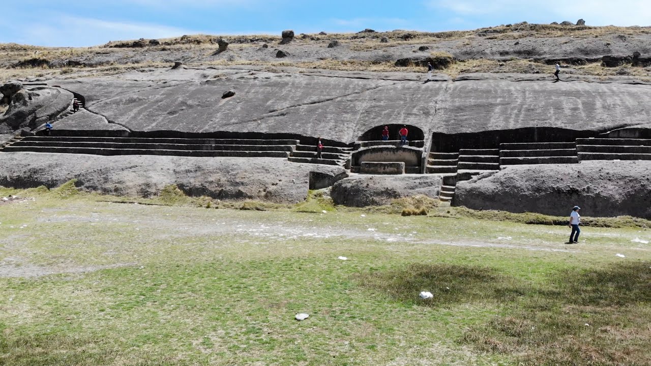 The Ancient Megalithic Site Of Quenuani Near Lake Titicaca In Peru ...