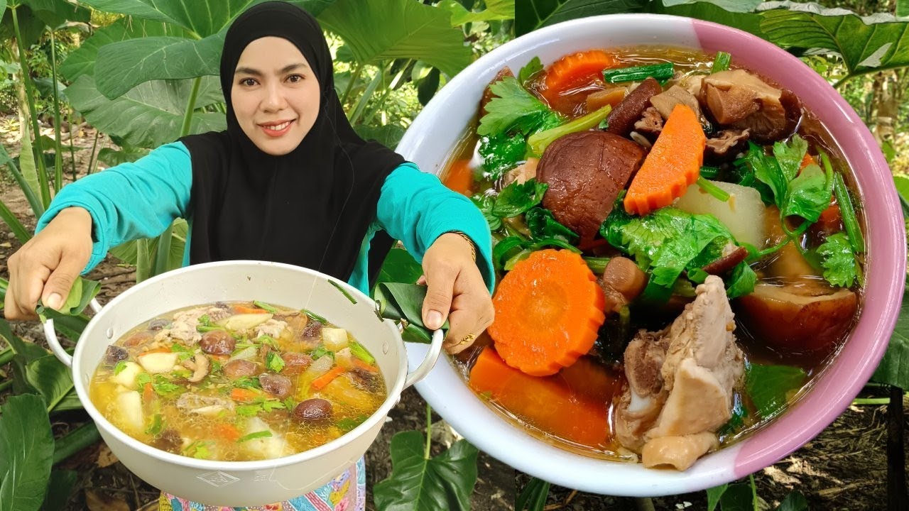 Sayur air buah kundor masuk cendawan bunga kering # sayur labu air ...