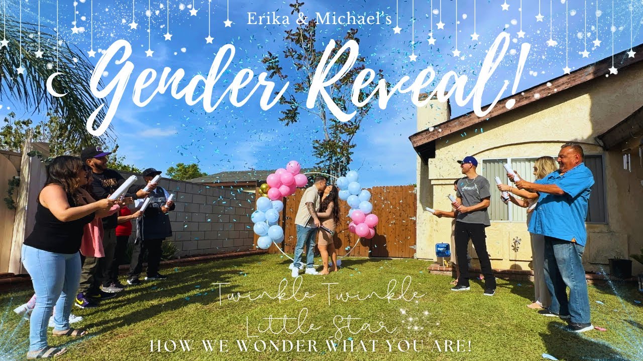 GENDER REVEAL FOR BABY Q!! Twinkle Twinkle Little Star .. How We Wonder ...