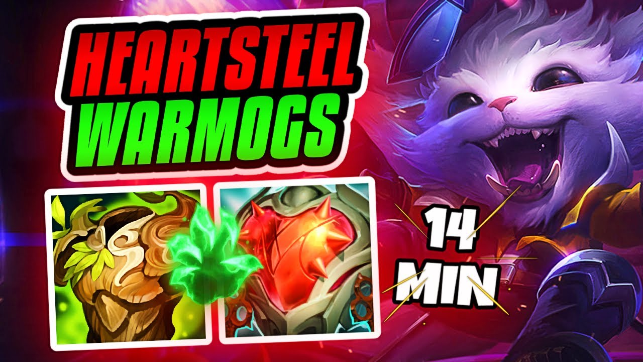 HEARTSTEEL WARMOGS IN 14 MINUTES WITH GNAR!!! Season 14 Gnar Gameplay ...