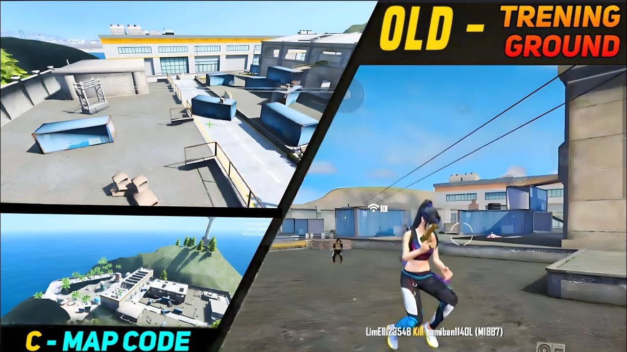 free fire old training ground craftland map code l l 2017-18 training ...