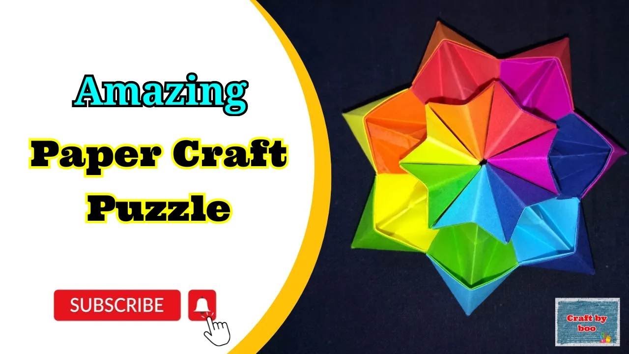 DIY Paper Craft Puzzle - YouTube