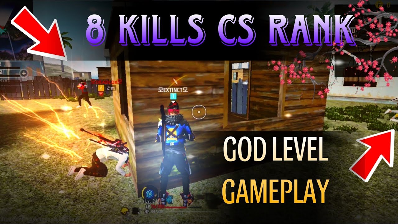 8 KILLS CS RANK GOD LEVEL GAMEPLAY 🎮📱🔥 - YouTube