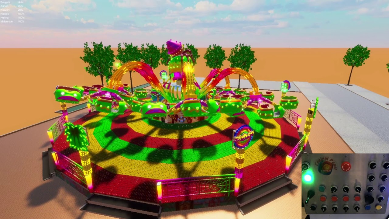 #22 Paneelcam Happy Spider Polyp Béta by VRides - YouTube