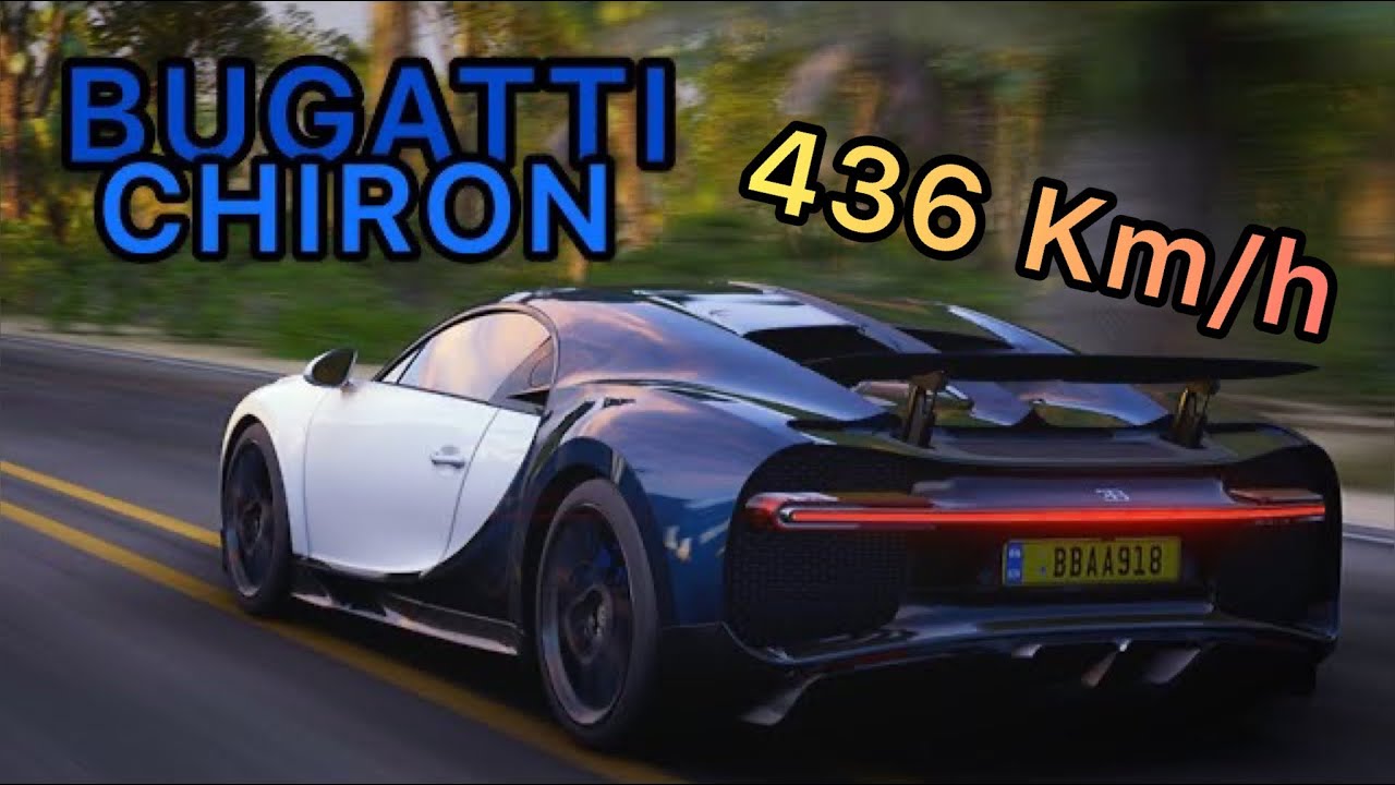 Bugatti Chiron with 1479 BHP - Forza Camera Mod #gameplay - YouTube