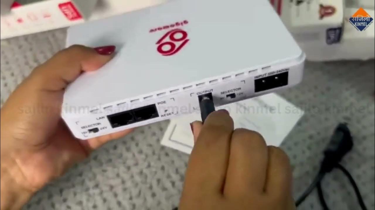 Router Backup Upto 8 Hours Mini Portable Modem Router UPS Poe Dc Wifi Backup - 8800mah - YouTube