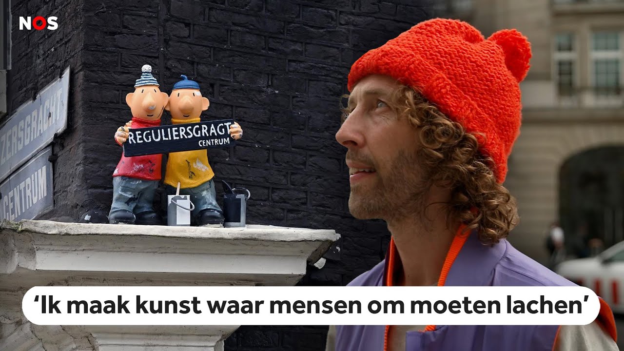 Straatkunstenaar Frankey wordt ook wel de Nederlandse Banksy genoemd ...