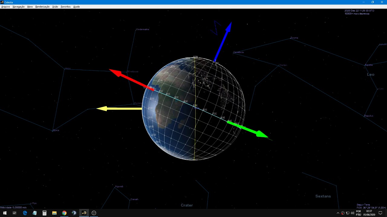 Circulo máximo se movendo de posição - YouTube