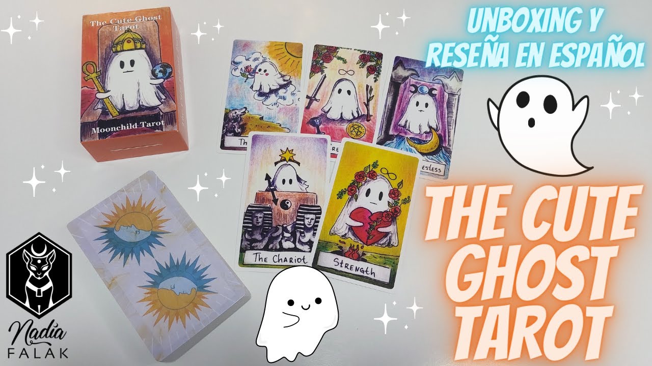 THE CUTE GHOST TAROT 👻 Unboxing y Reseña en Español Nadia Falak - YouTube