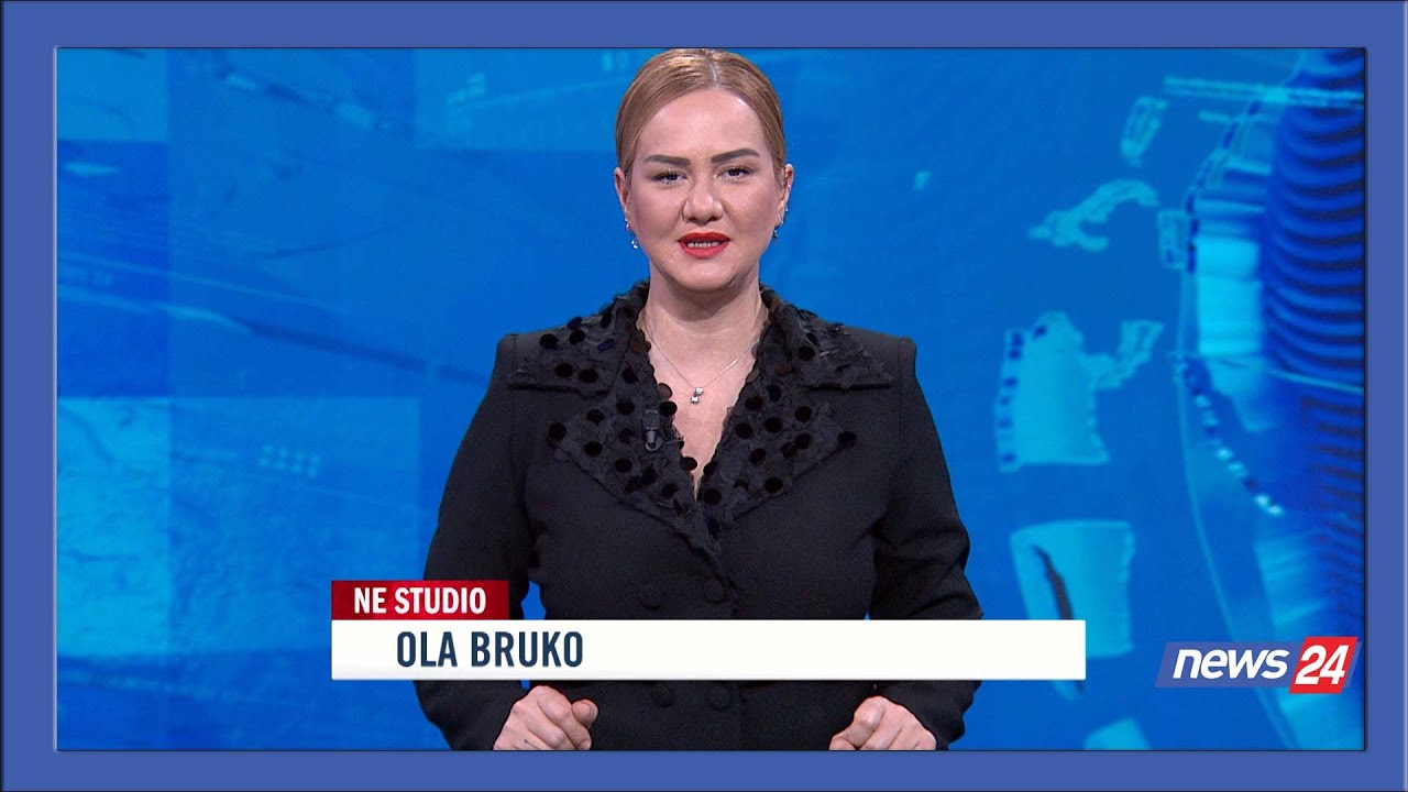 1 janar 2024 Edicioni i Lajmeve ne News24, ne studio Ola Bruko (Ora 16. ...