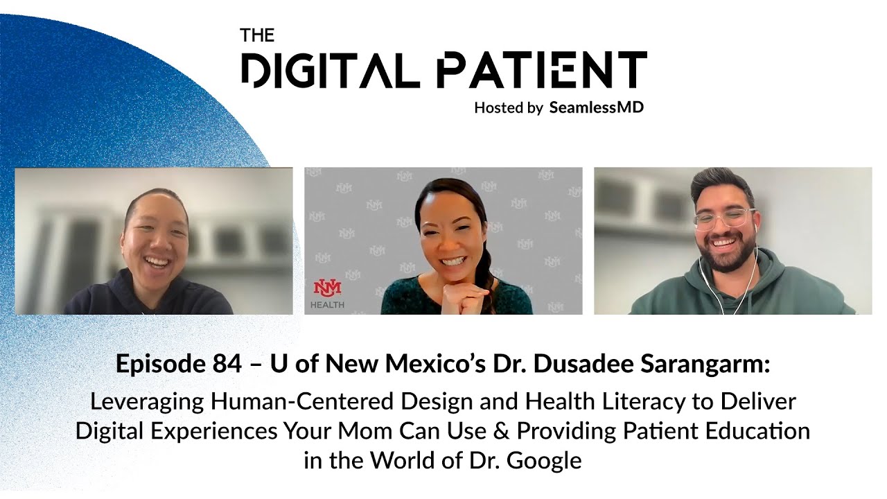 TDP#84: UNM's CMIO, Dr. Dusadee Sarangarm: Building Digital Experiences Your Mom Can Use - YouTube