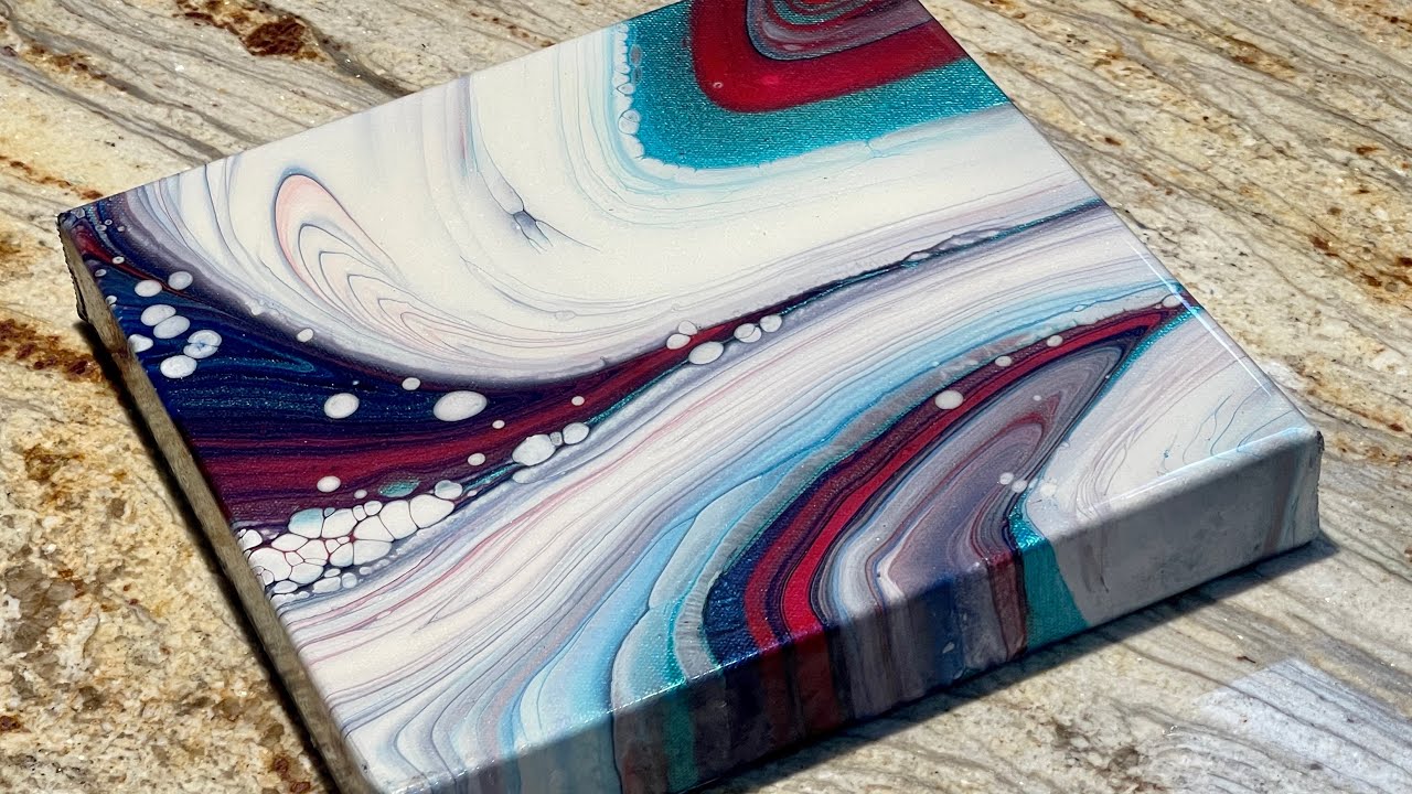 422. Fluid Art: Thick Cloud Pour Recipe for Less Cells! - YouTube