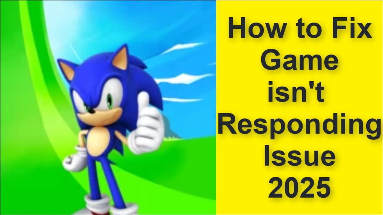 How to Fix Sonic Dash: Speed Runner Game isn't Responding Issue 2025 ...