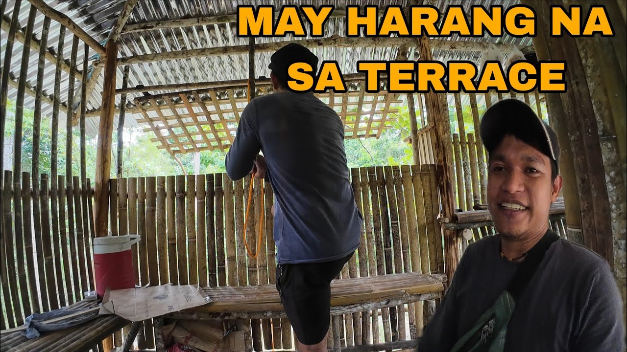 MAY HARANG NA SA TERRACE AT MAY LAMESA NA || HANGING TREE HOUSE SERYE ...