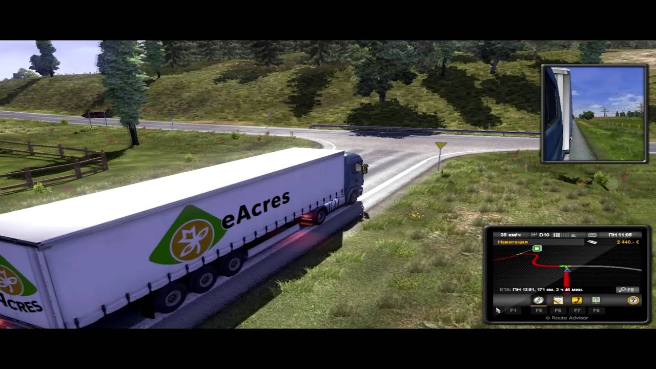 Euro Track Simulator 2 #1- Исследуем игру. - YouTube