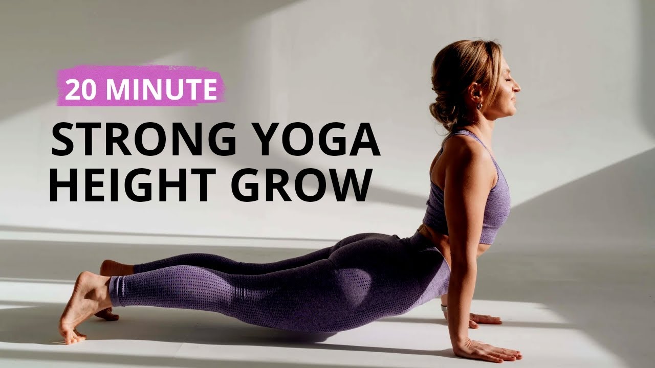 Exercise to increase height in 1 week | Strong Yoga | Exercises | How ...