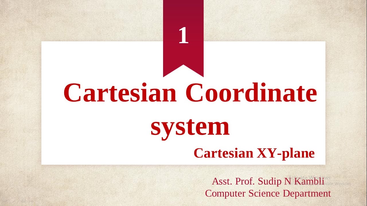 Cartesian Coordinate System ||Game Programming and Graphics || Asst ...