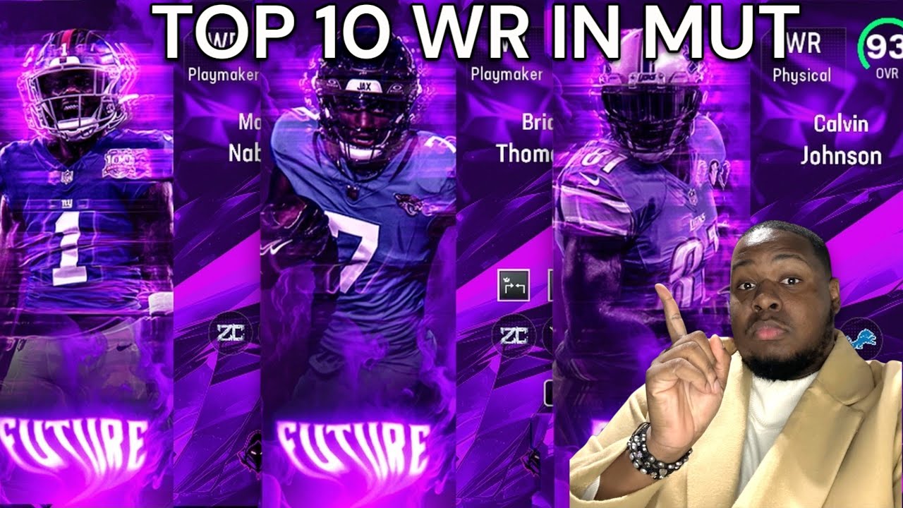 Top 10 Wide Receivers in Madden 25 Ultimate Team (MUT) - Best WRs ...