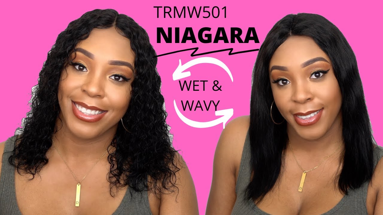 Mane Concept Trill 100% Virgin Remy Hair Wet & Wavy Lace Wig - TRMW501 ...