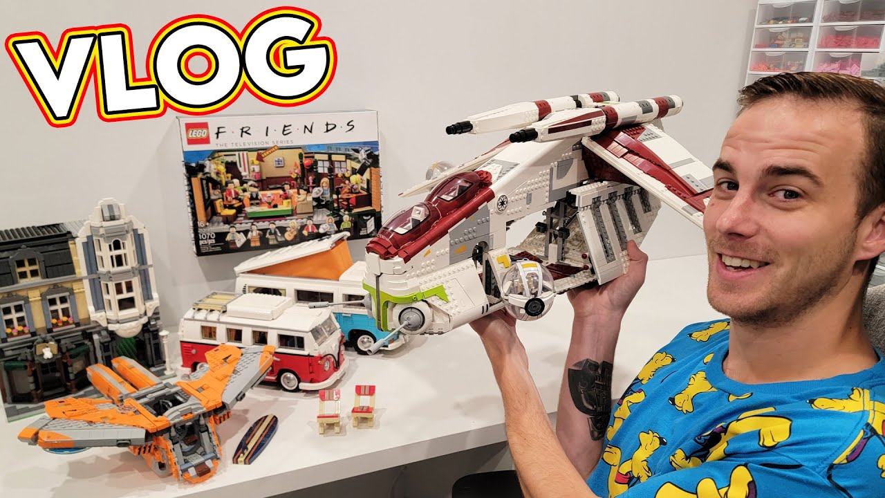 LEGO Room VLOG! Volkswagen, Guardians, Gunship, FRIENDS Part Out! A Few ...