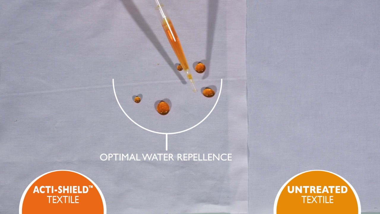 ACTISHIELD™, the water-proofing solution - fluorine free (2) - YouTube