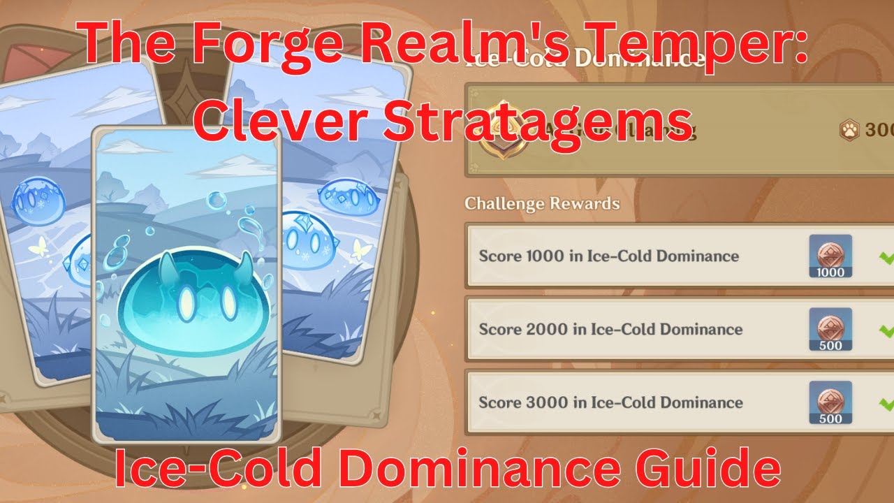 The Forge Realm's Temper: Clever Stratagems: Ice-Cold Dominance 3000 ...