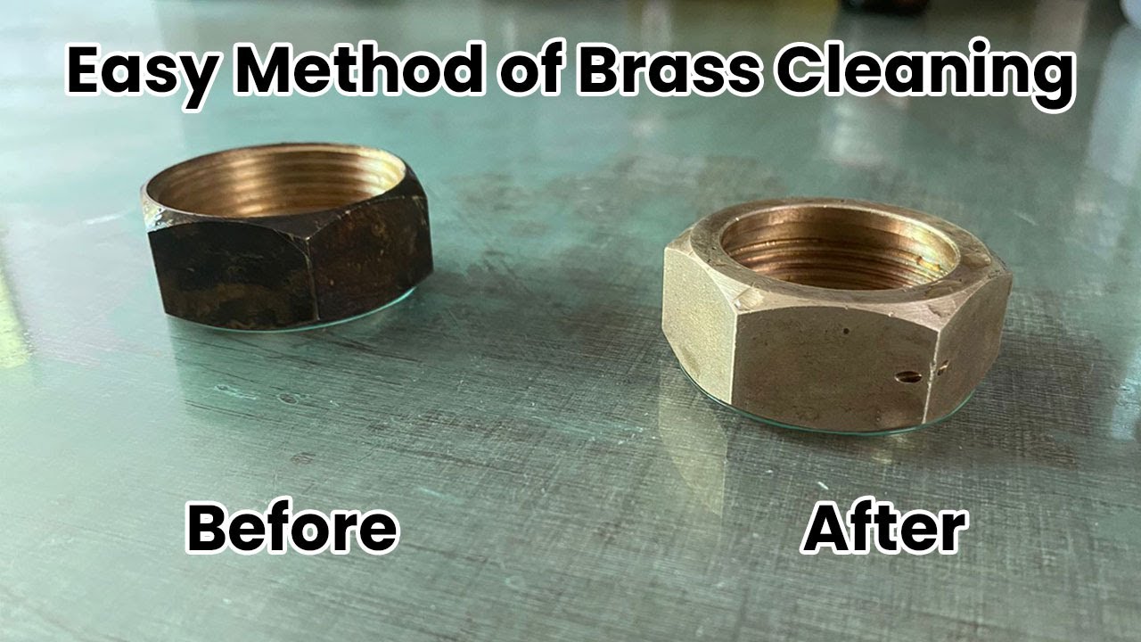 How to Clean Brass | Clean Brass RUST | Science experiment | HOME ...