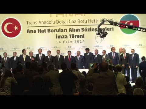 TANAP BORU ALIM İMZA TÖRENİ
