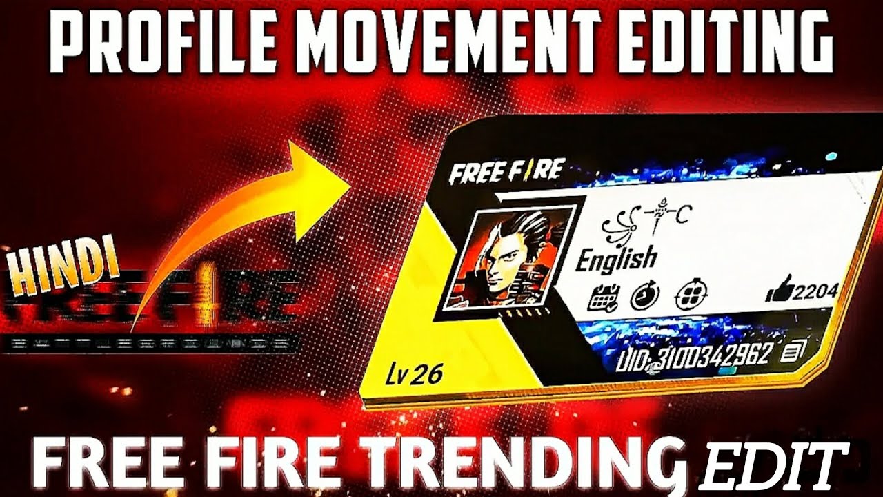 Free fire profile editing tutorial how to edit free fire profile video ...