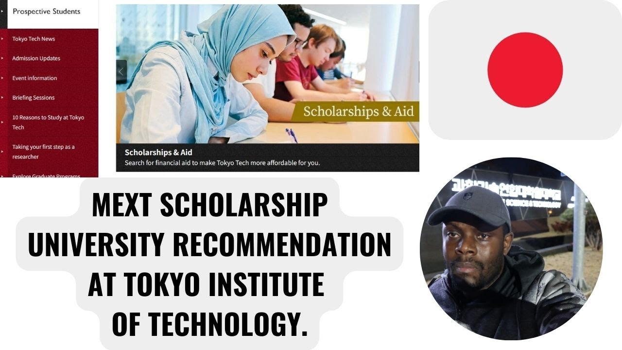 MEXT SCHOLARSHIP UNIVERSITY RECOMMENDATION AT TOKYO INSTITUTE OF ...